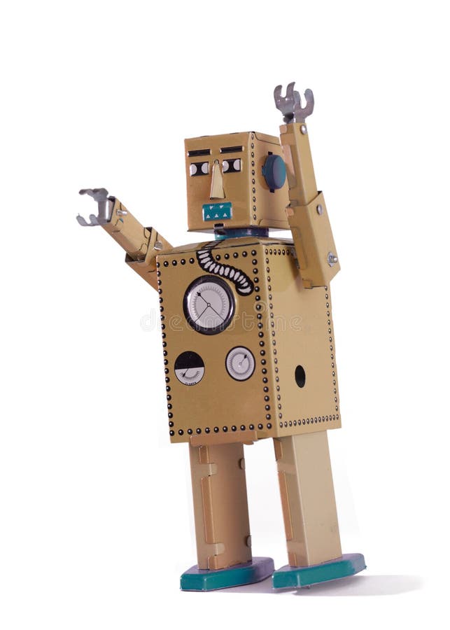 Toy Robot stock photo. Image of background, fiction, mechanical - 24051258