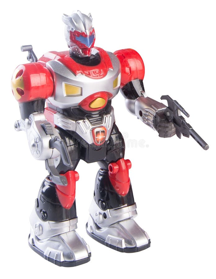 Toy robot on a background stock image. Image of electricity - 37796177