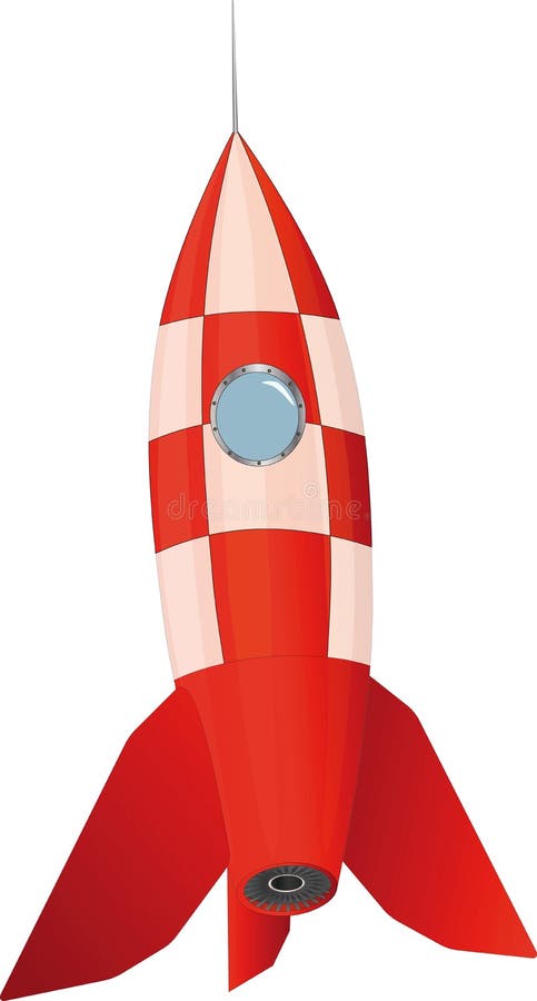 Cartoon rocket stock vector. Illustration of isolated - 16365994