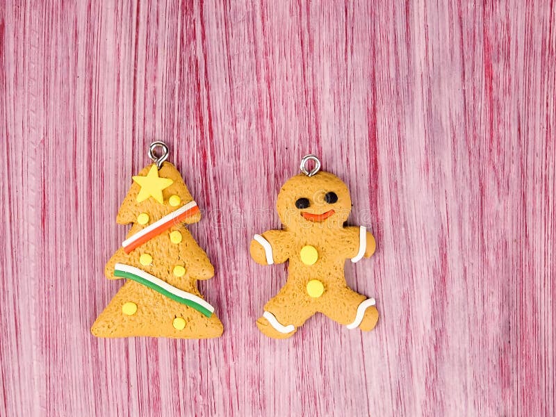 Toy in the Shape of a Christmas Tree, Gingerbread Cookie Stock Image ...