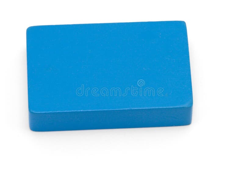 Toy Shapes - Blue Rectangle Stock Photo - Image of blue, isolated: 4934026