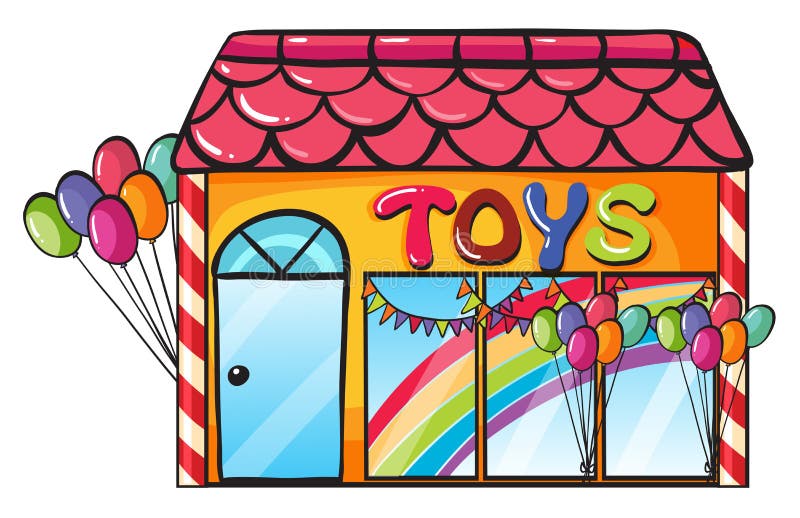 A toy shop stock illustration. Illustration of consumer - 28071459