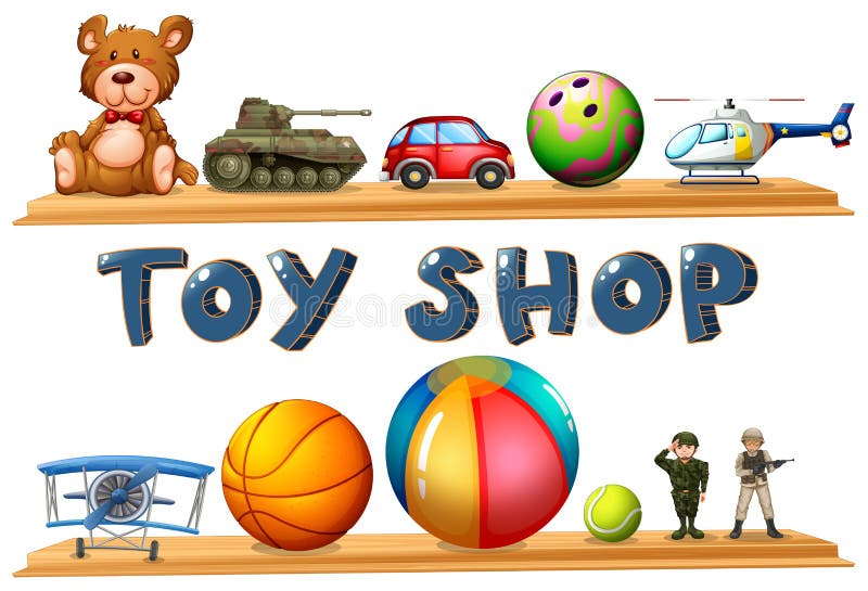 A Toy Shop Stock Vector - Image: 43088844
