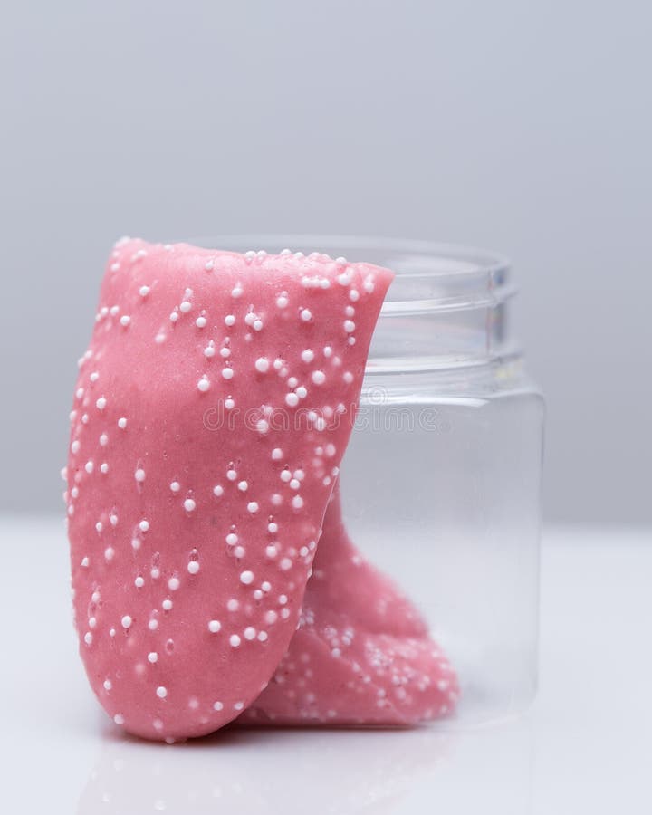 Toy slime in a can stock image. Image of little, flow - 154616053