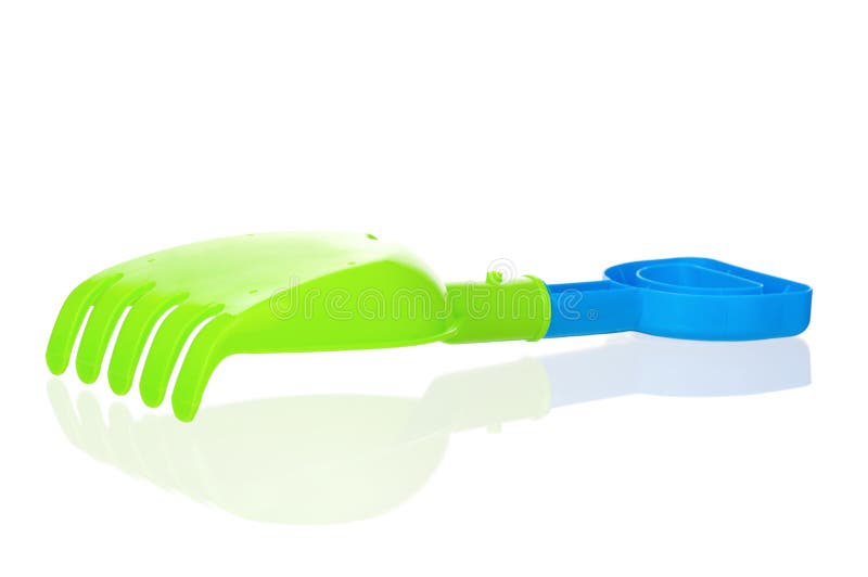 Toy small rake stock image. Image of kids, games, colorful - 87396209
