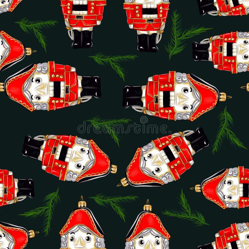 Toy Soldier Seamless Pattern. Kids Wallpaper with Character Stock ...
