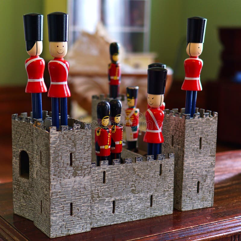 Toy Soldiers Of British Red Jacket Grenadier Army Guards Stock Image ...