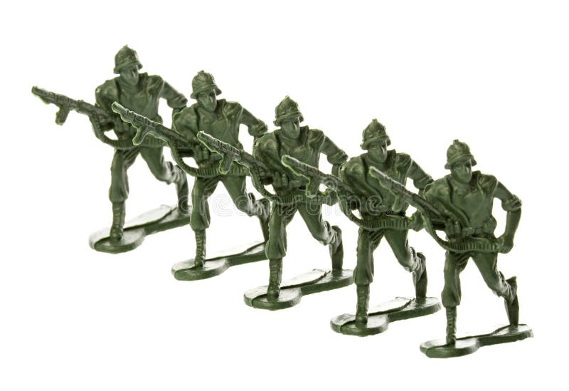 Crawling toy soldier stock photo. Image of figure, belly - 85168