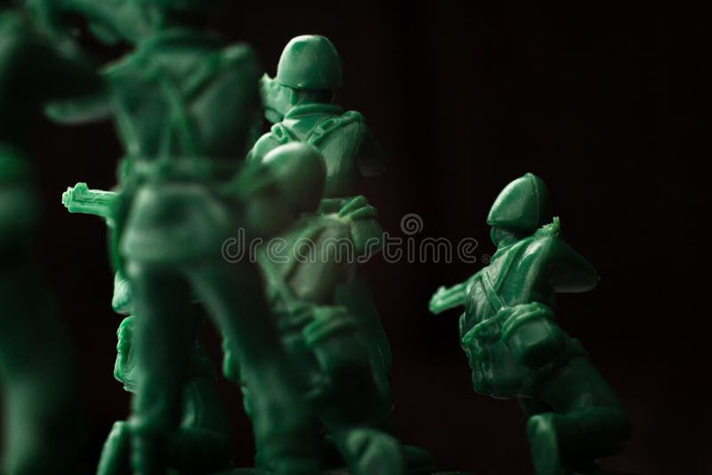 Toy Soldiers War stock photo. Image of focus, aiming - 76514554