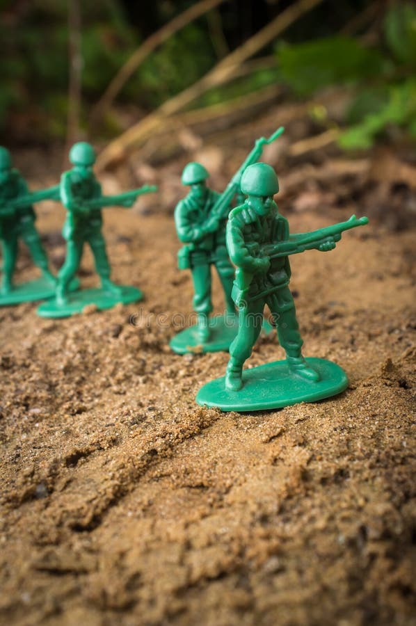 Toy Soldiers War stock image. Image of plastic, armed - 76514603