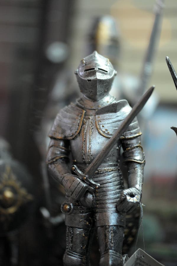Toy Souvenir - Knight Close Stock Image - Image of figure, europe ...