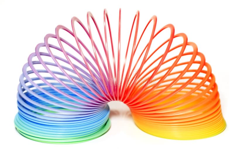 Toy_spring editorial photo. Image of springy, childhood - 1657266