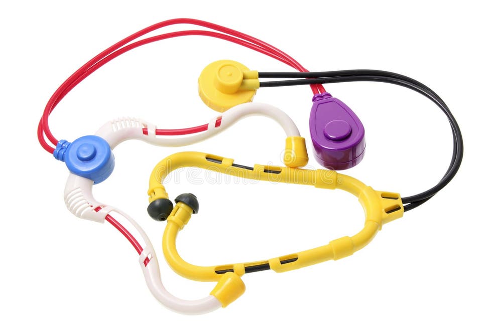 Toy Stethoscope stock photo. Image of vertical, cutout - 25178924