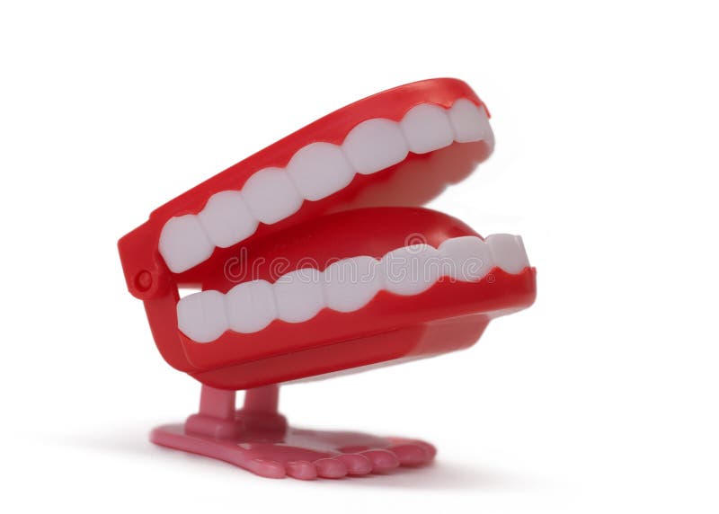 Toy teeth stock photo. Image of health, joke, chattering - 24051254