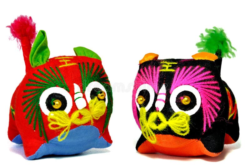 Chinese cloth tiger stock photo. Image of shengxiao, double - 28072770
