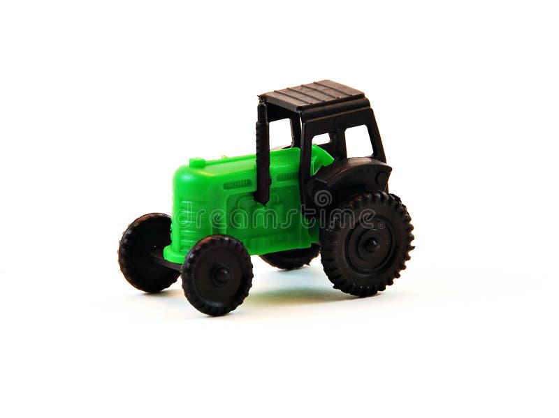 Toy tractor stock image. Image of agriculture, tractor - 6215689