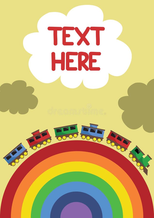 Rainbow Train Stock Illustrations – 430 Rainbow Train Stock ...
