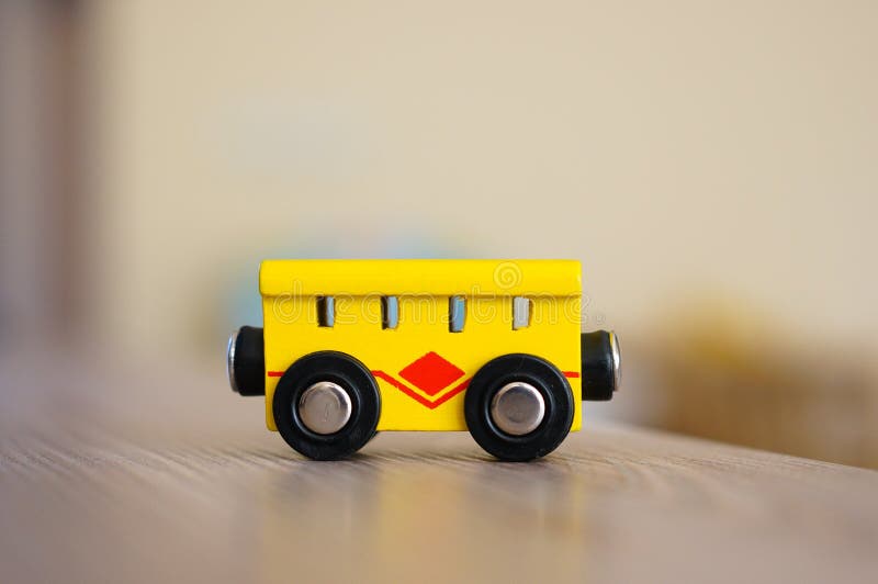 Toy wagon stock image. Image of yellow, wagon, wooden - 65935873