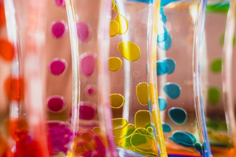 Toy with Water and Drops of Oil Colors Stock Image - Image of paint ...