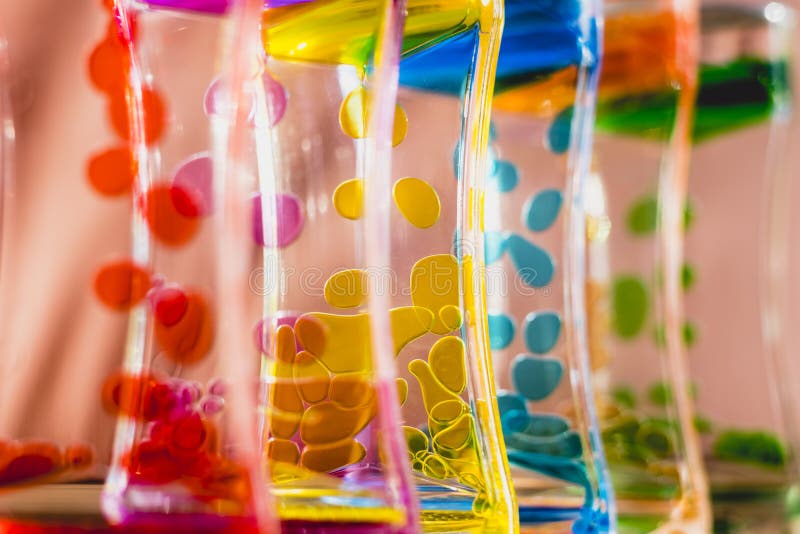 Toy with Water and Drops of Oil Colors Stock Photo - Image of paint ...