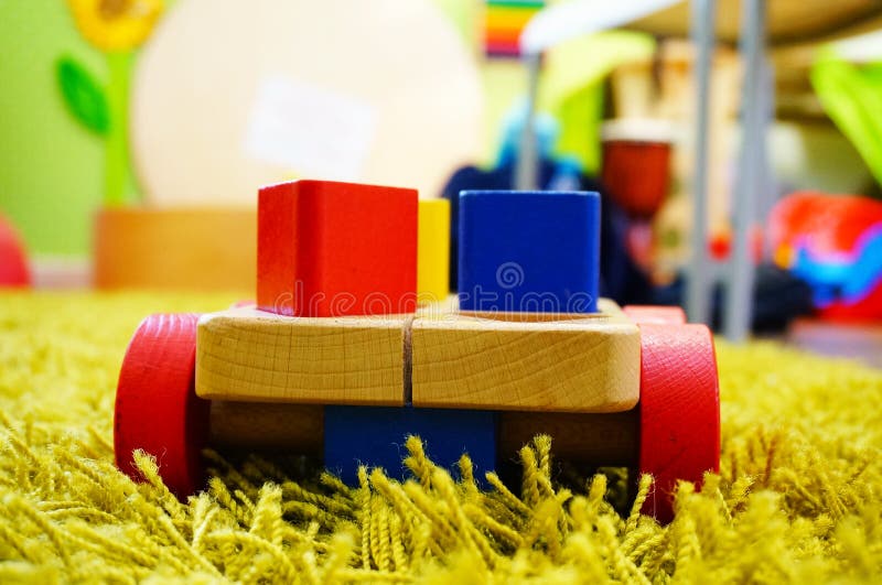 Toy on wheels stock image. Image of object, blocks, wheeled - 49657881