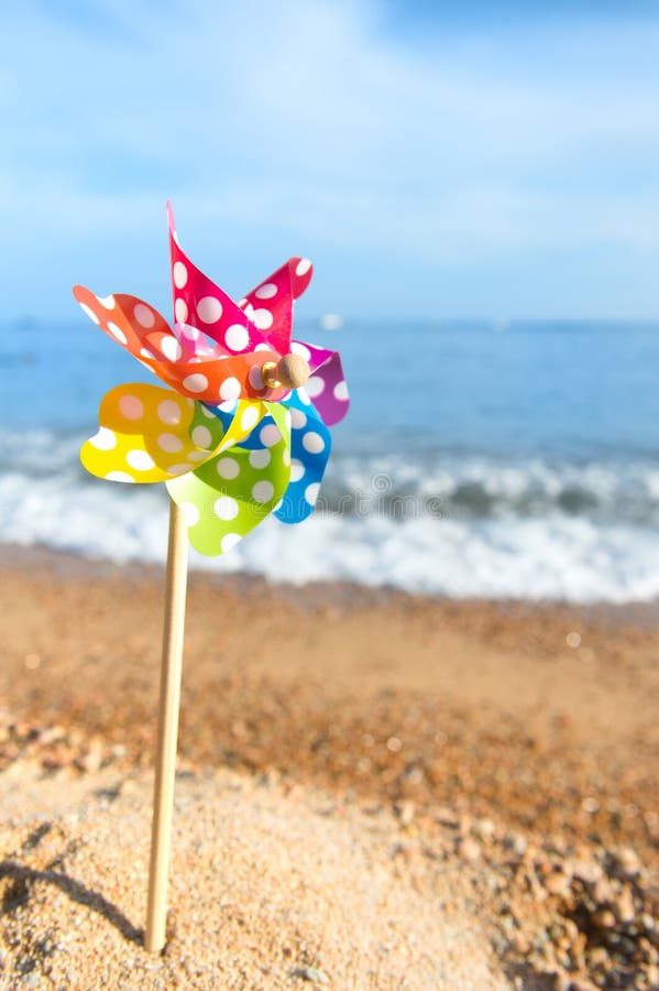 Colorful toy wind mill stock image. Image of wind, white - 18677367