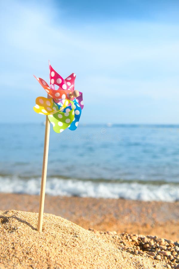 Colorful toy wind mill stock image. Image of wind, white - 18677367