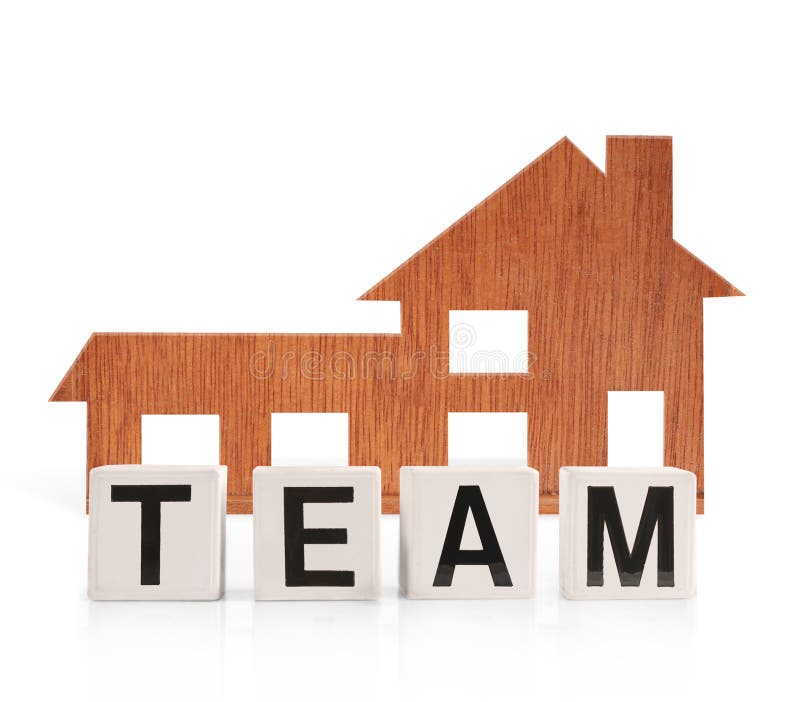 Toy Wood House Form of Diagram Stock Photo - Image of concept, house ...