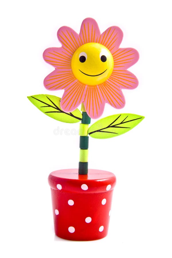 Toy flower stock photo. Image of wooden, leaves, flower - 5810704