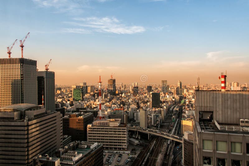 Toyko Morning stock photo. Image of capital, skyline - 23614996