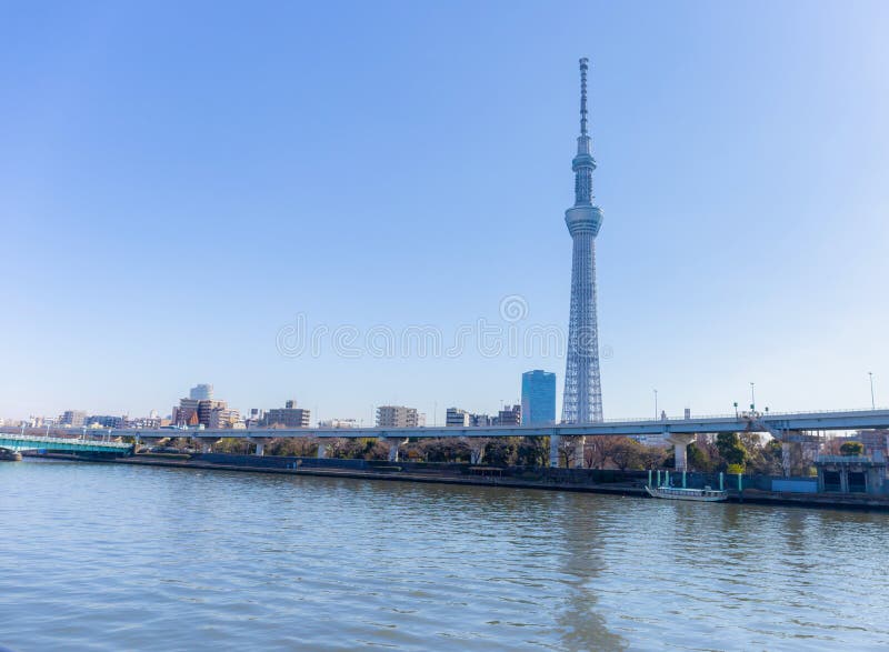 Toyko Sky Tree City View Building Landmarks of Japan Stock Image ...