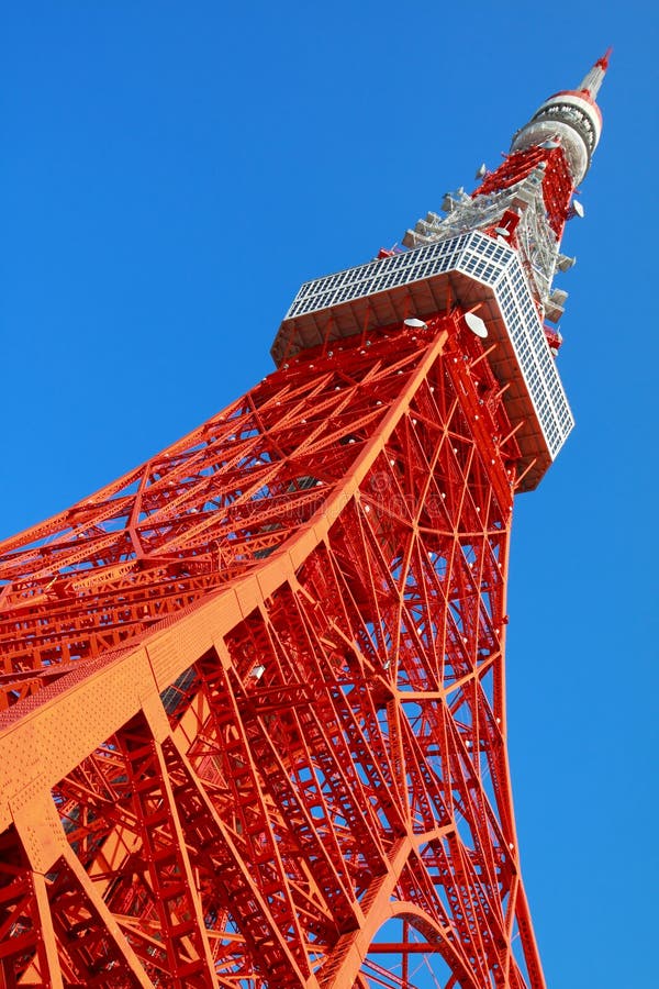 Toyko Tower editorial stock image. Image of broadcasting - 18359789