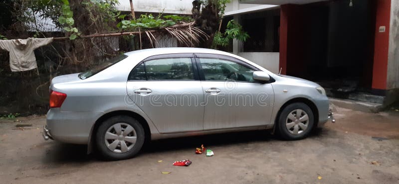 Toyota Axio Car in Village House Editorial Image - Image of axio ...
