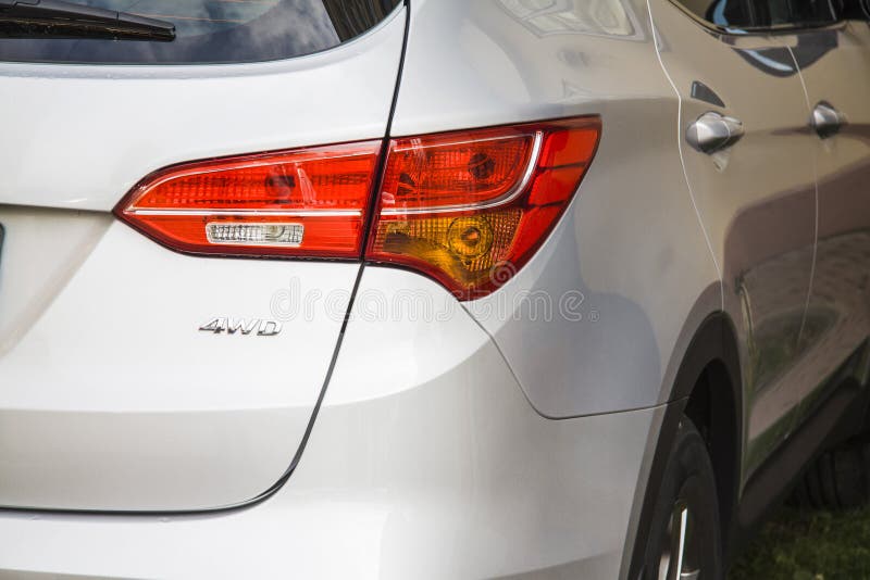 Toyota back View stock image. Image of autos, profile - 45755429