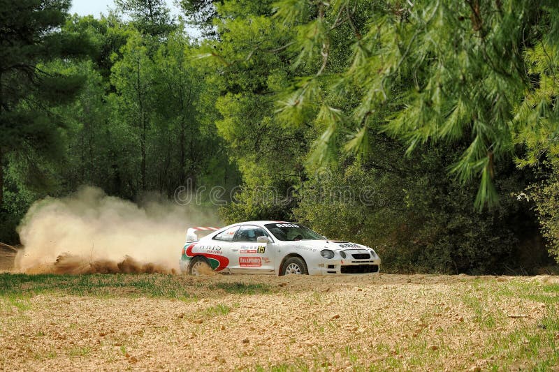 TOYOTA CELICA GT4 - Rallying in Greece Editorial Stock Photo - Image of ...