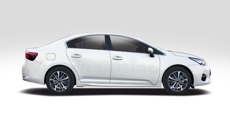 Toyota Corolla en blanco imagen de archivo. Imagen de toyota - 69050339