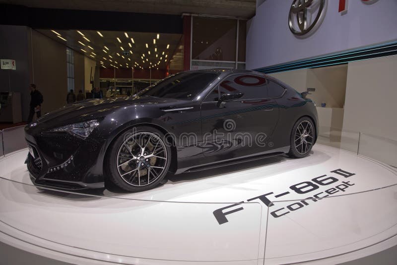 Toyota FT-86 II Concept Car Editorial Photography - Image of family ...