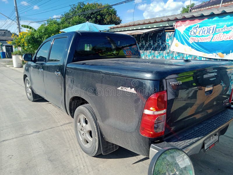 Toyota Hilux Vigo Champ Double Cab 3.0g at Editorial Image - Image of ...