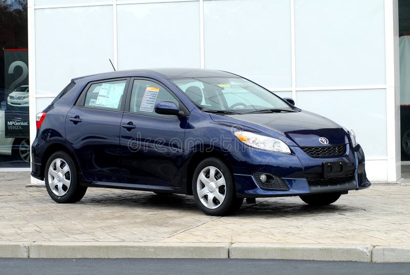 Toyota Matrix editorial stock photo. Image of doors, transportation ...