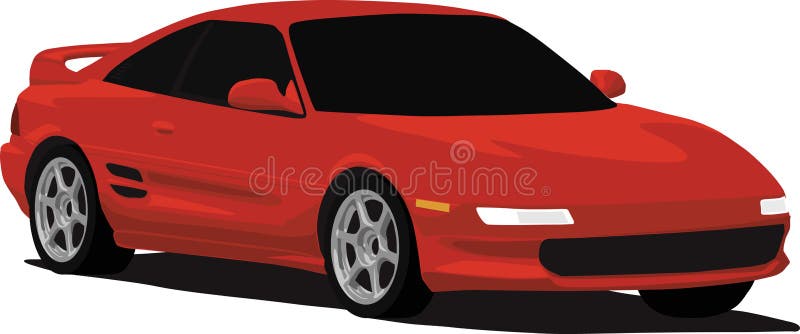 Toyota Mr2 stock vector. Illustration of luxury, modern - 11129165