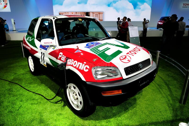 TOYOTA RAV4 EV Electric Concept Car Editorial Photo - Image of chinese ...