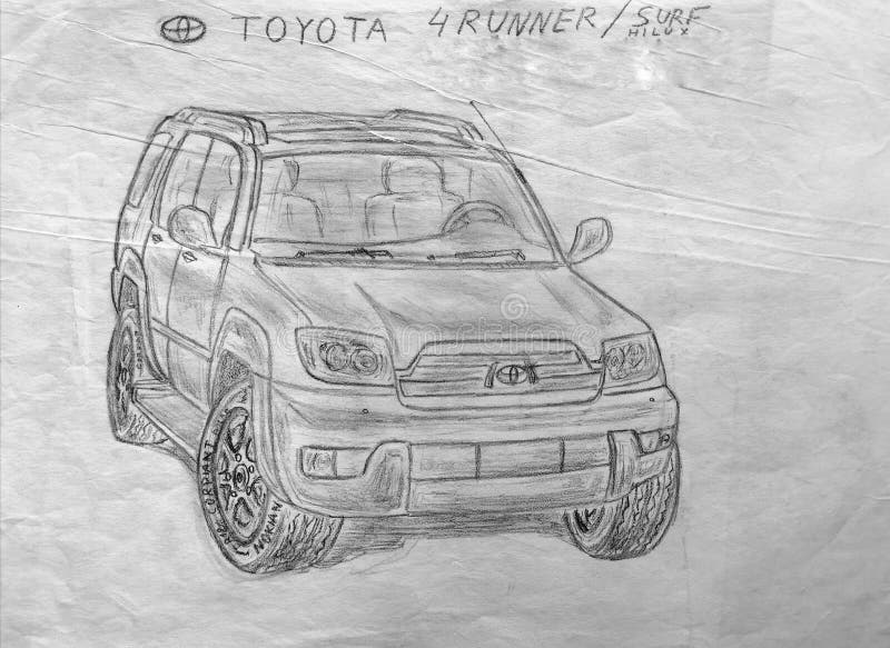 Toyota 4 runner/surf editorial image. Image of runnersurf - 175863100