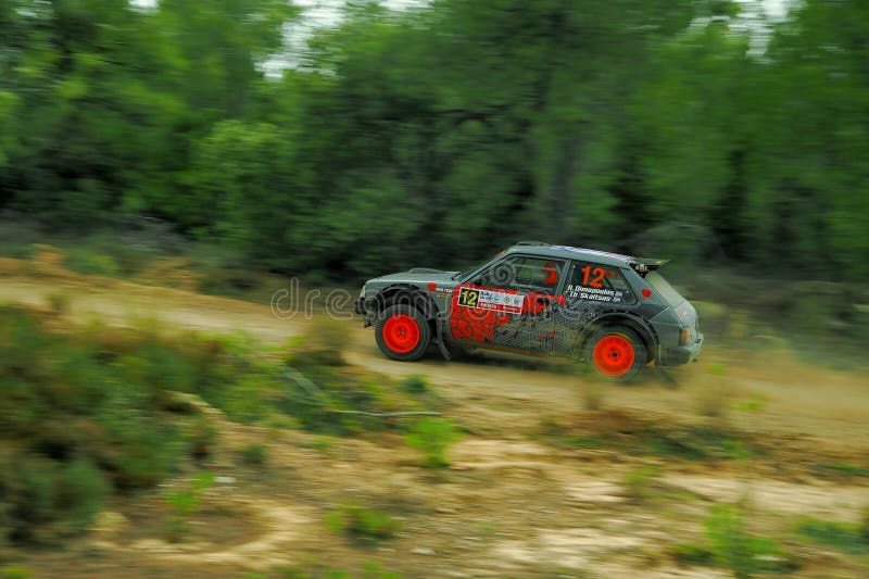 TOYOTA STARLET - Rallying in Greece Editorial Stock Photo - Image of ...