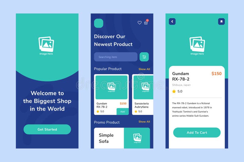 Toys App UI Design stock vector. Illustration of cute - 281155292