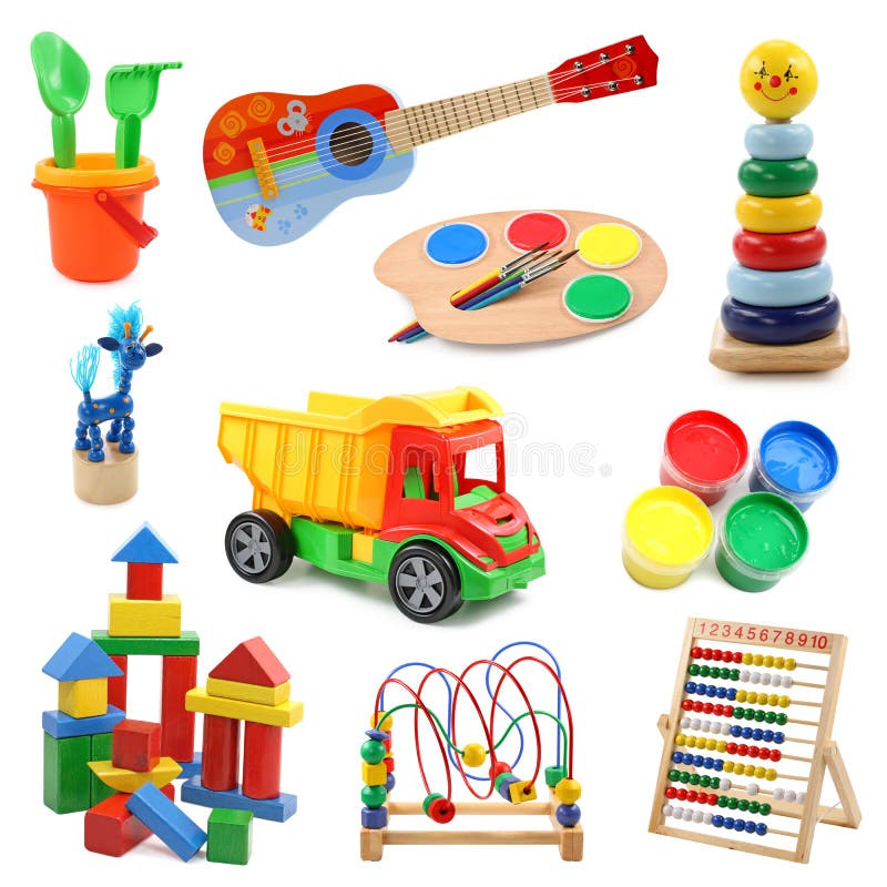 Toys collection stock photo. Image of construction, play - 6414312