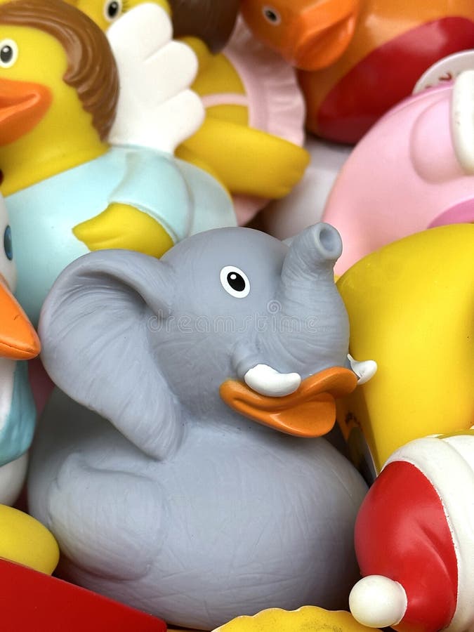 Toys, Elephants, Ducks and Others Stock Photo - Image of light, child ...