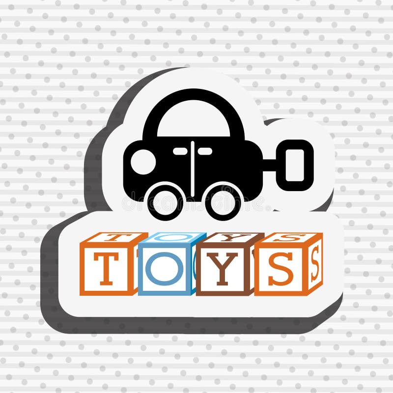 Toys kids design stock illustration. Illustration of background - 70358216