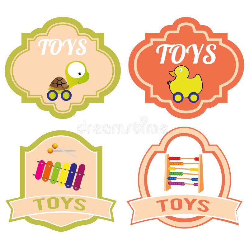 Toys Labels Stock Illustrations – 562 Toys Labels Stock Illustrations ...
