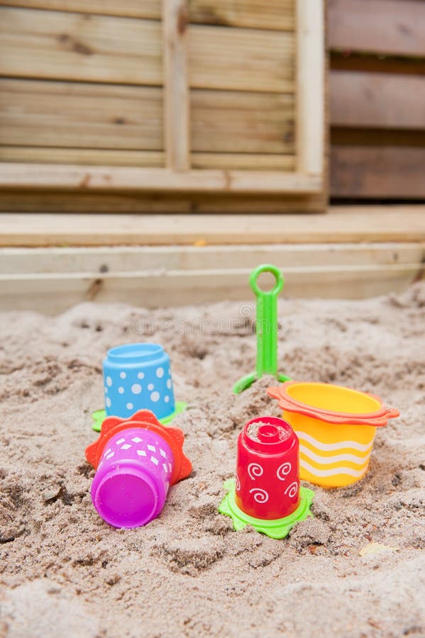Toys in the sand box stock photo. Image of playing, outdoor - 11824368