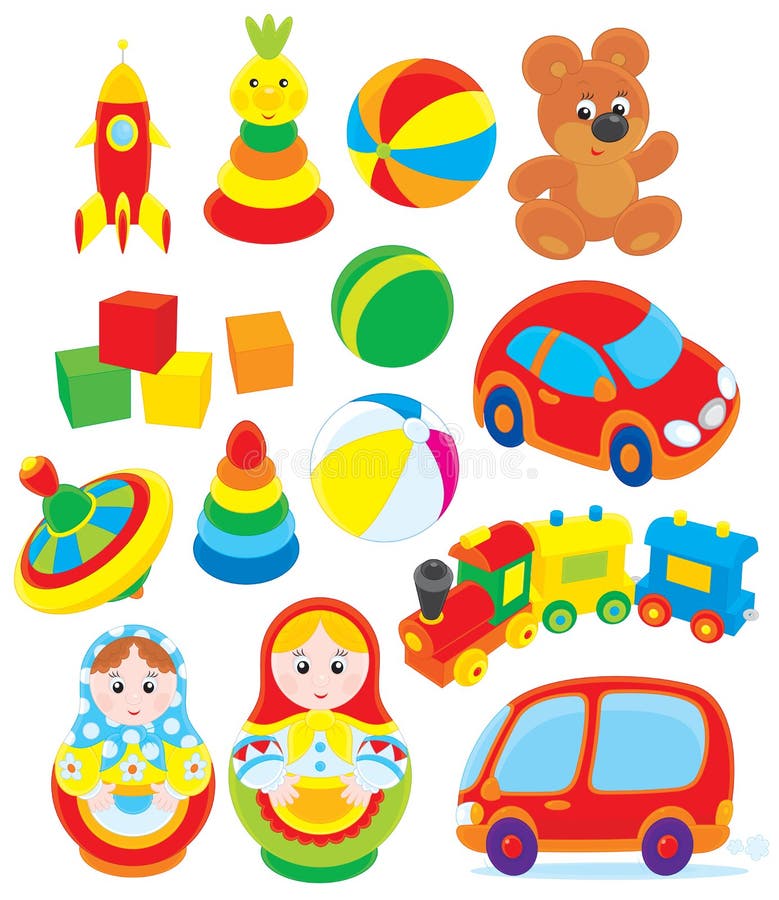 Toys stock illustration. Illustration of clipart, cartoon - 30508044